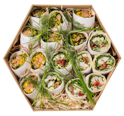 Wrap Box 50/50 - Yummy Catering - Party Box